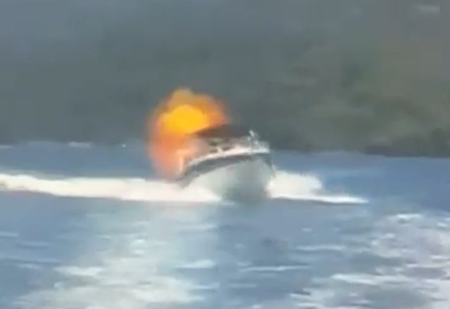 Lancha explode e deixa cinco feridos em Angra dos Reis (RJ) - SBT News
